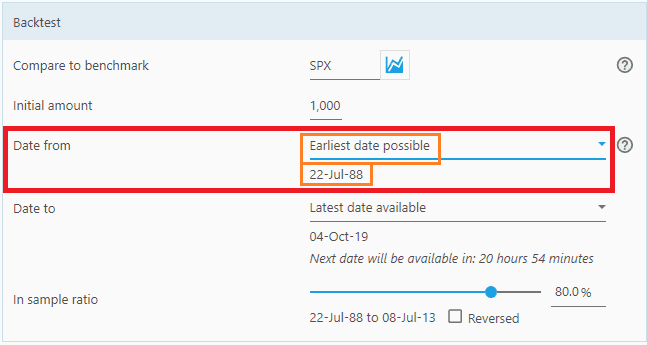 Earliest Date Possible - Portfolio Boss