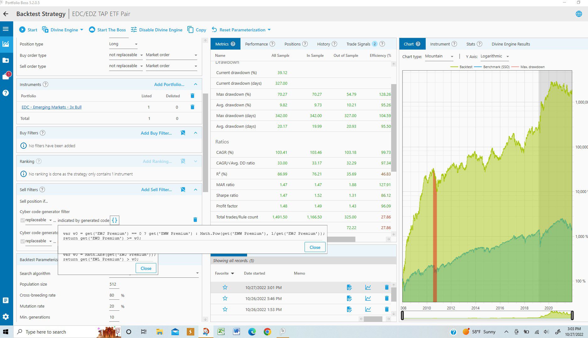 Trading Strategy - Portfolio Boss